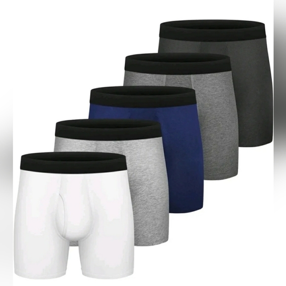 Underwear & Socks | Mens Basics Color Boxer Briefs5 Pack | Poshmark